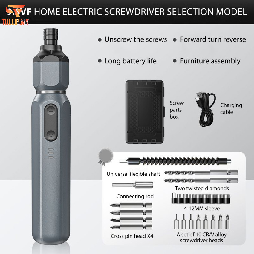 Mini Wireless Electric Drill | Portable Compact Cordless Drill | Multi ...