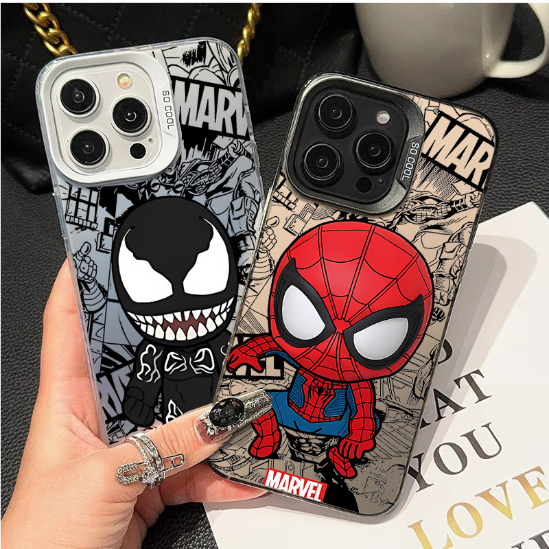 Cartoon Marvel Spider Man Venom Cover For Xiaomi Redmi Note 14 13 12 11 ...