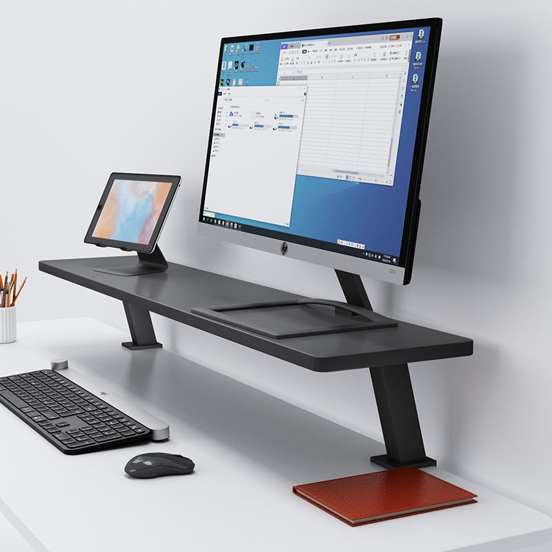 Desktop Suspension Display Bracket Screen Storage Shelf Shelf Dual ...