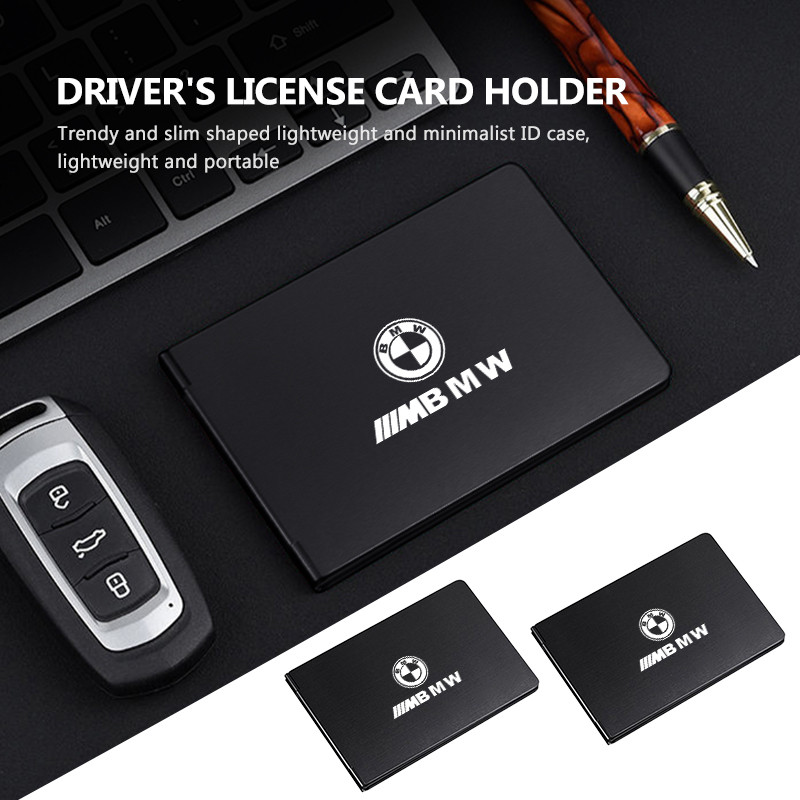 Aluminum Thin Card Cover Car Driver's License Car Driving Document ID ...