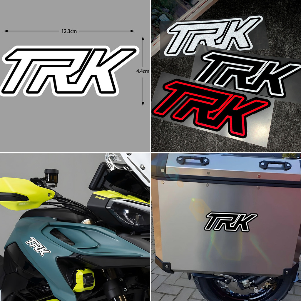 TRK Logo Sticker Reflective Motorcyle Body Helmet Decal for Benelli TRK ...