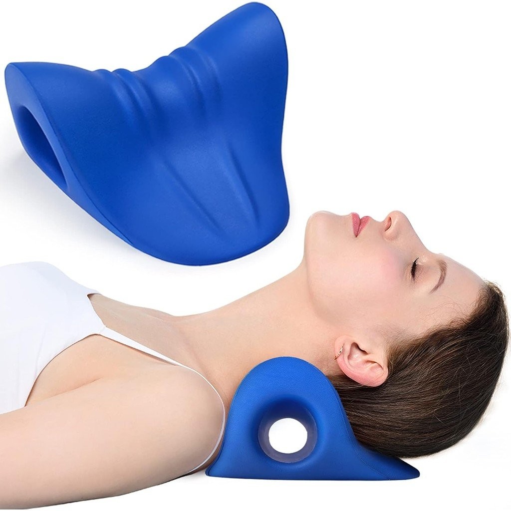 RESTCLOUD Neck and Shoulder Relaxer, Cervical Traction Device for TMJ ...