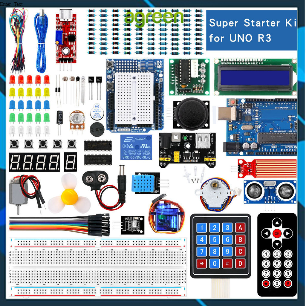 AG [Ready Stock] Super Starter Kit/Learning Kit For Uno R3 Projects Arduino With Tutorial ...