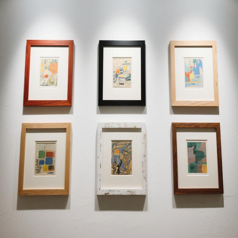 Wooden A4 Photo Frame Frame Wall-Mounted Display Frame 5-Inch 6-Inch 7 ...