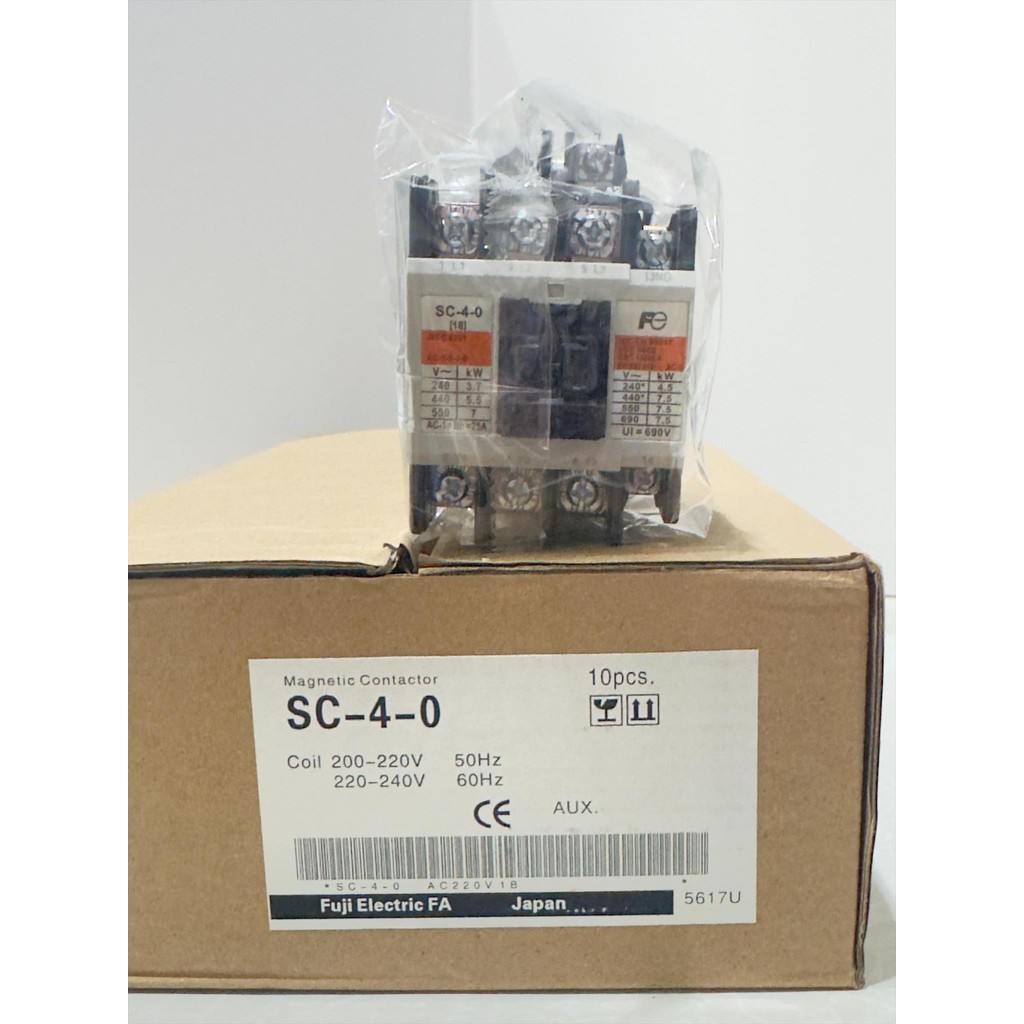 READY GUARANTEE FUJI ELECTRIC CONTACTORS SC-4-0 / SC4-0 / SC 4 0 / SC40 ...