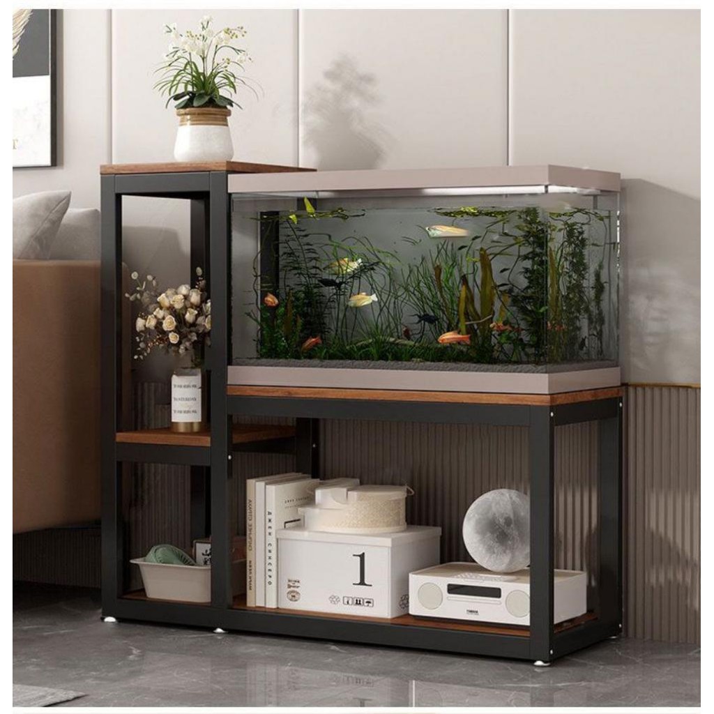 Fish tank rack multi-layer load-bearing fish tank floor living room ...