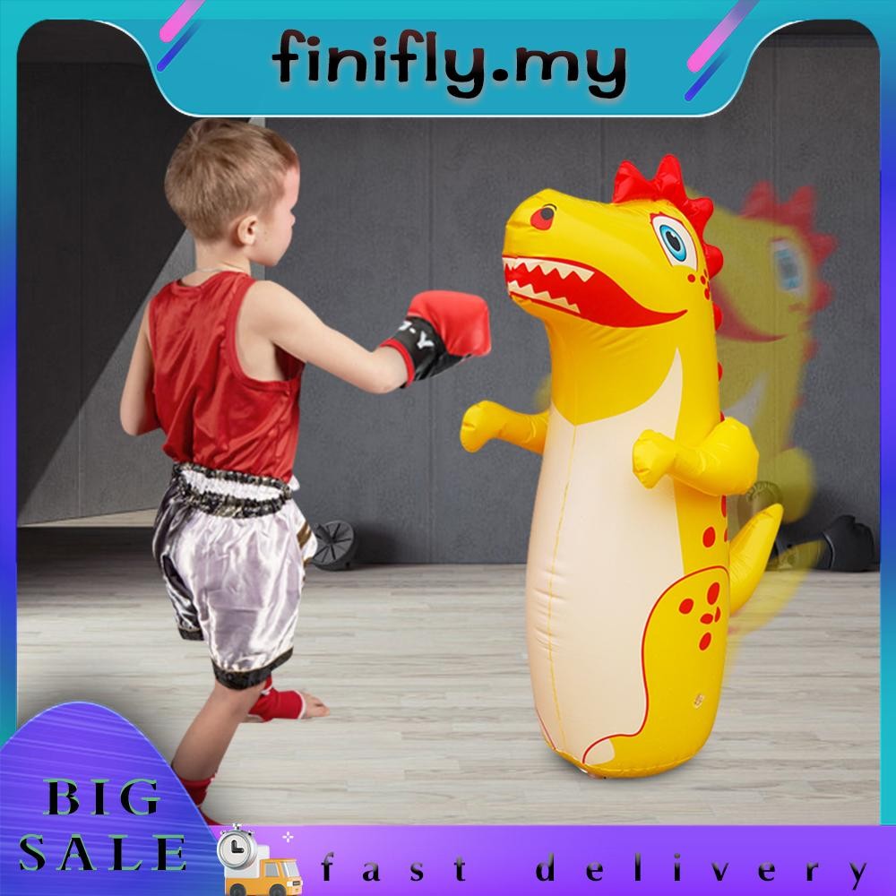 [finifly.my] Inflatable Punching Bag Inflatable Dinosaur Free Standing ...