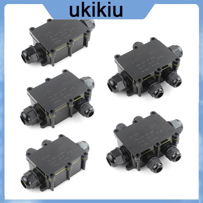 UKI Waterproof IP68 Junction Box Outdoor External Electric Power Cord ...