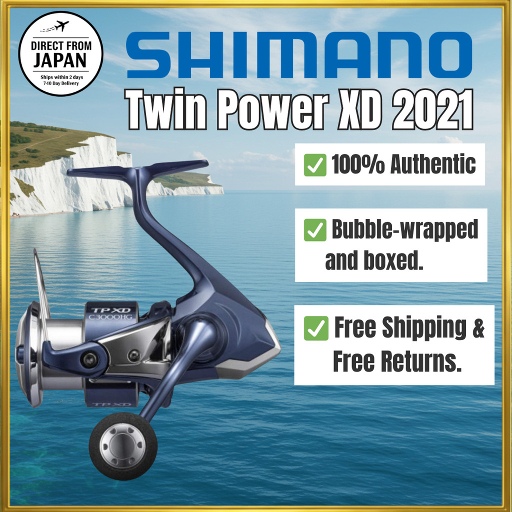 Shimano Saltwater Spinning Reel TwinPower XD 2021 Series for Shore Jigging and Casting | Shopee ...