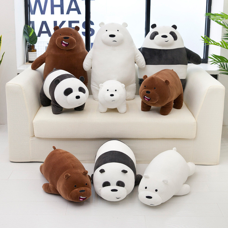 We Are Bare Bears Stuffed Toy Stuffed Toys Plush Soft Toys(25cm ...