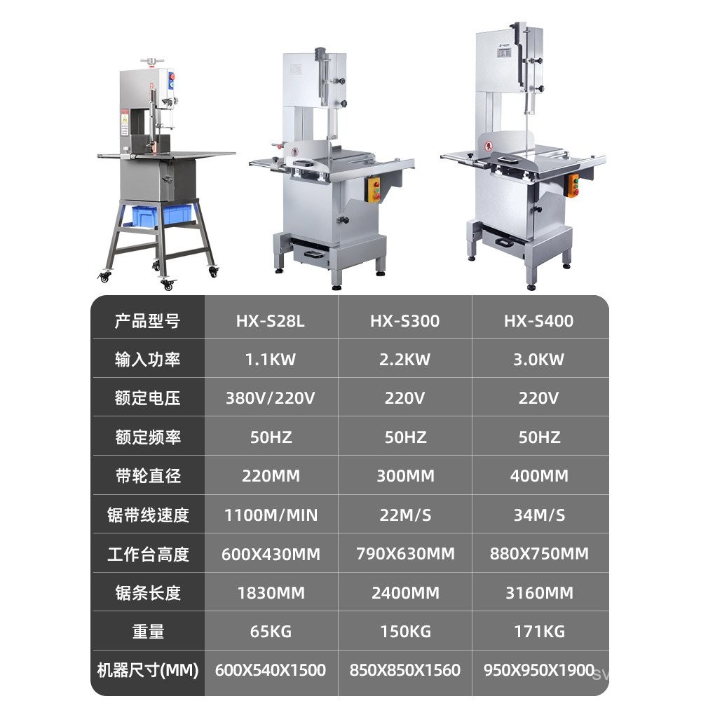 Commercial Saw Bone Machine Desktop Stainless Steel Electric Large ...