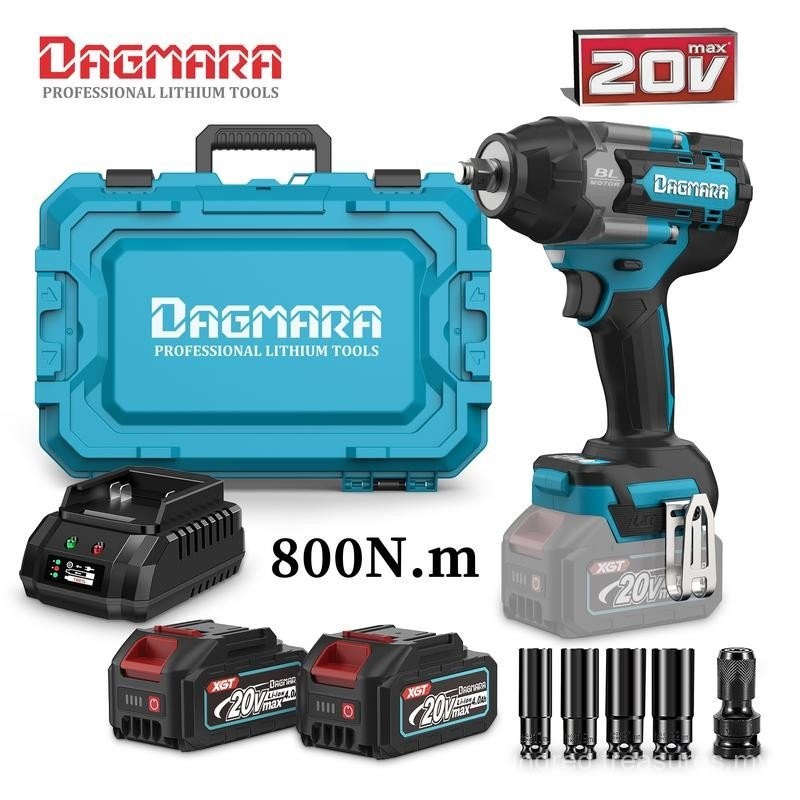 Dagmara 800Nm Electric 1/2 Inch Cordless Impact Wrench Heavy Duty ...