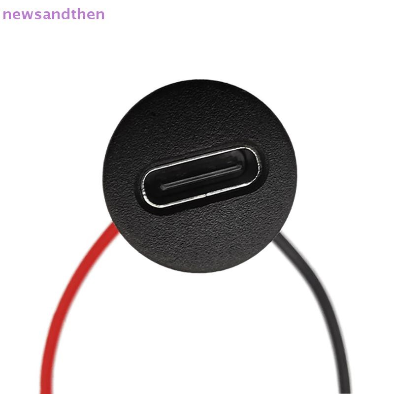 newsandthen High Quality Type-C 2P Glue Injection Direct Pressure Welding Wire Type Female Base ...