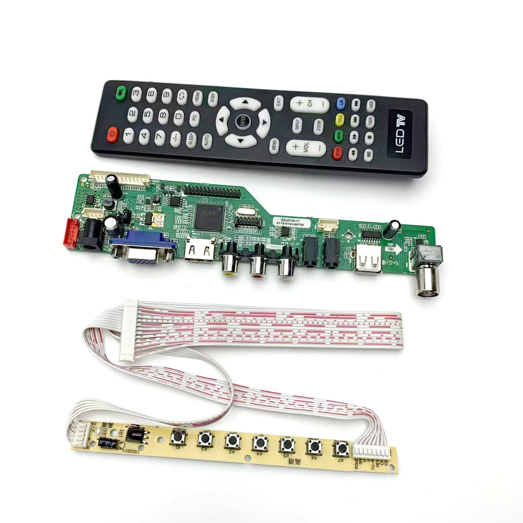 LCD TV motherboard 8503 Universal LCD Controller Board Resolution TV ...