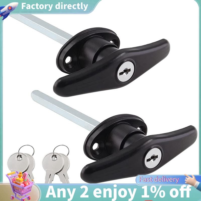 Truck Cap Locking T-Handles Campers Topper Lock and Keys T-Handle ...