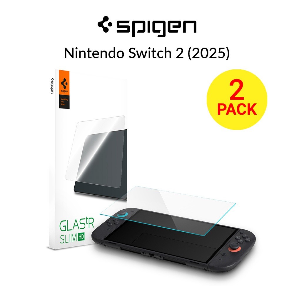 [2 Pack] Nintendo Switch 2 Screen Protector GLAS.tR Slim 9H Hardness Switch 2 Tempered Glass ...