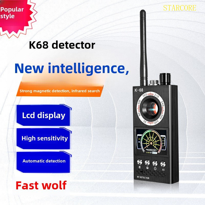 K68 Hidden Camera Spy Wireless Signal Detector Anti-spy Wireless Camera Audio Finder GSM GPS ...
