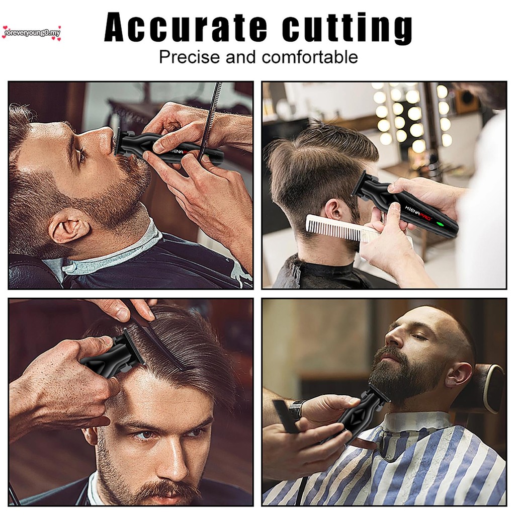 Professional Barber Clippers Ergonomic Low Noise Electric Clipper for ...