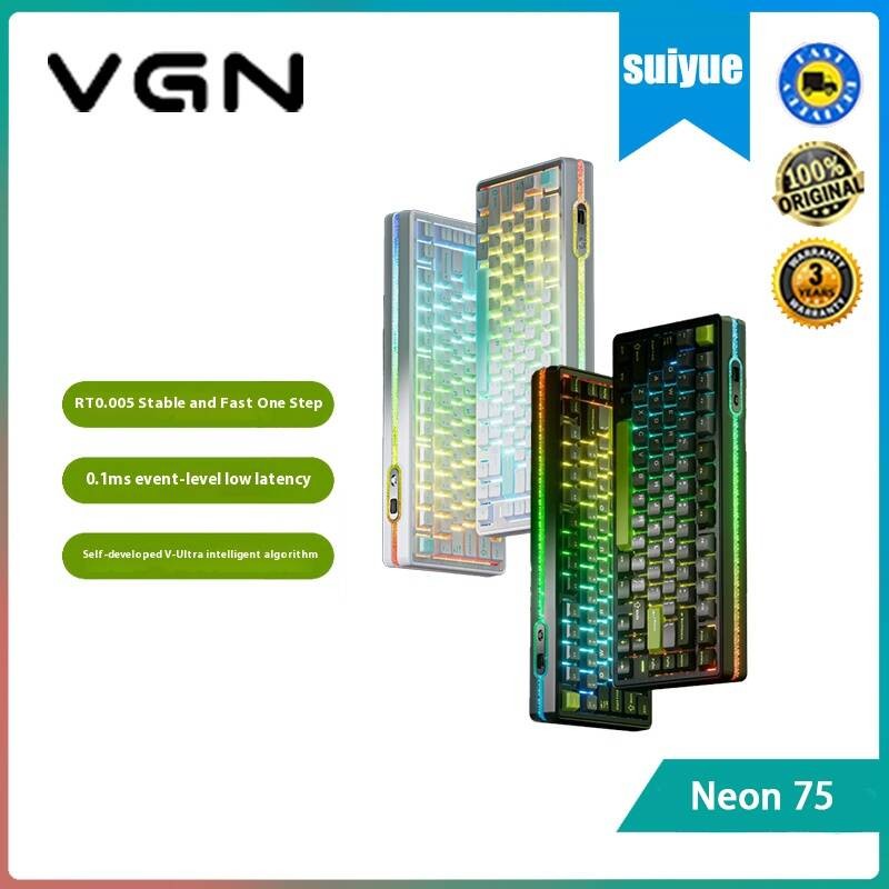 VGN Neon Magnetic Axis Keyboard 75 Gaming Customized Gasket Hot ...