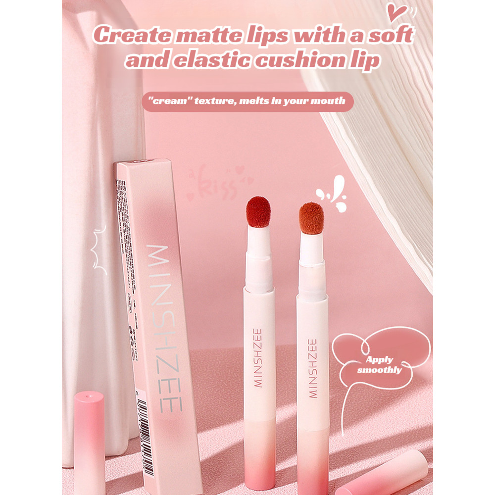 Lip cream matte air lip glaze Lipstick set Even coloring No cup ...