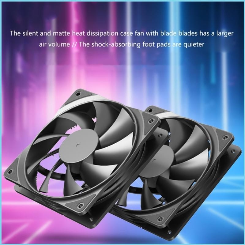 RUN Quiet Computer Fan Quiet PC Fans For Computer PC Case GPU CPU Fan ...