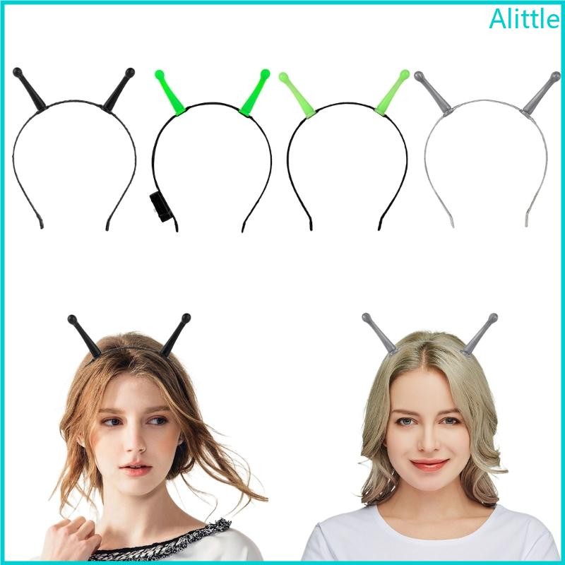 Alia Light up Headband Costume Cosplay Alien Antenna Dark Alien ...