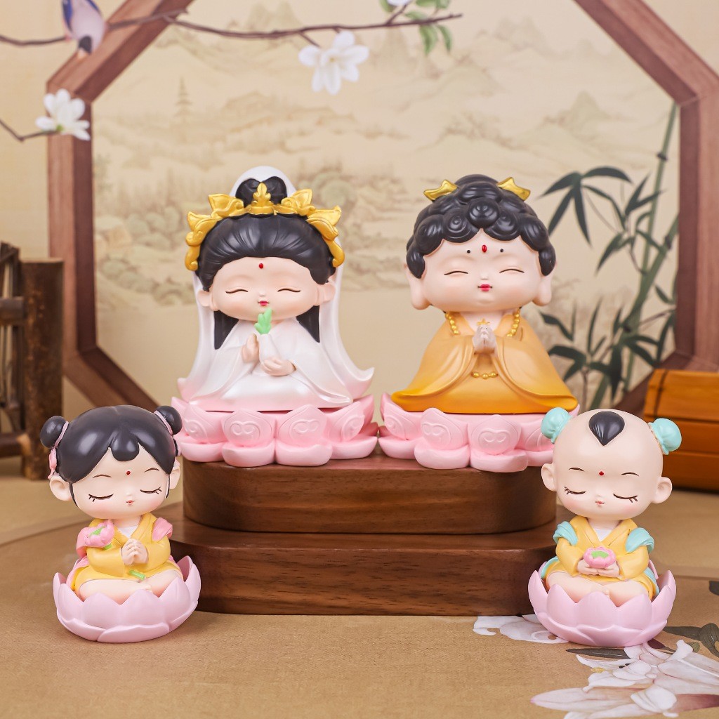 Display of God Guan Yin Fo Zu and Jin Tong Yu Nv Display of God ...