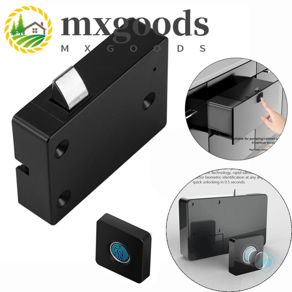 MXGOODS Fingerprint Lock Shoebox File Storage Keyless Smart Cabinet Biometric Security Lock ...