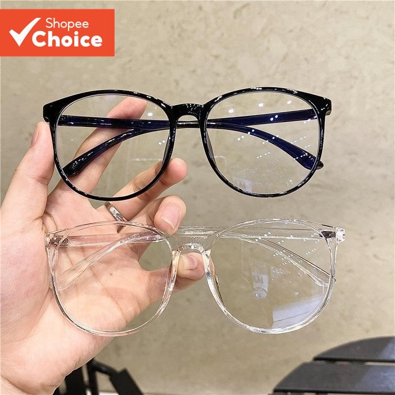 Anti Radiation Glasses for Women Students Oval Frame Anti Blue Light ...