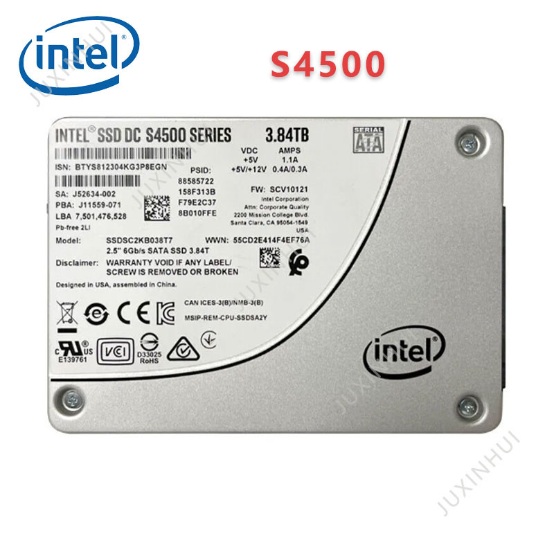 【Used】Intel DC S4500 960GB/1.92TB/3.84TB SATA Data Center Enterprise ...