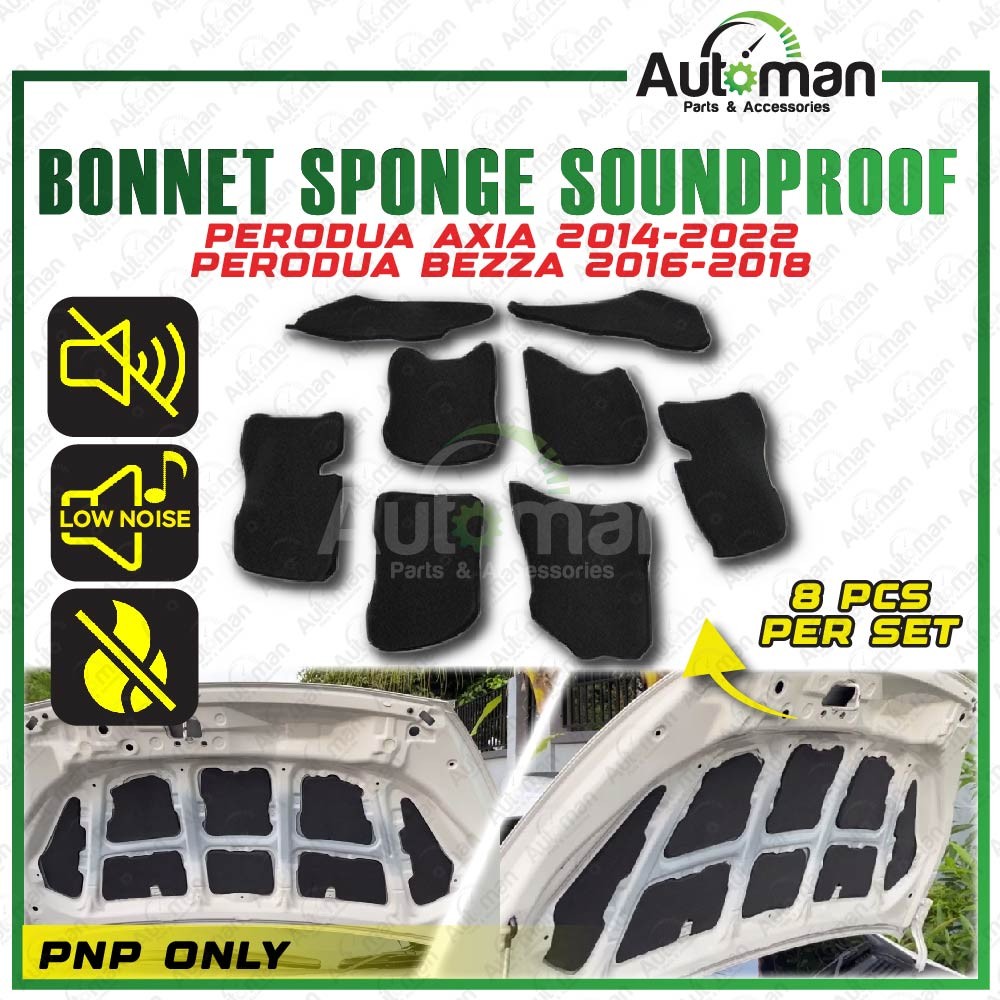 Perodua Axia 2014 - 2022 Bezza 2016 - 2018 Front Bonnet Sponge ...