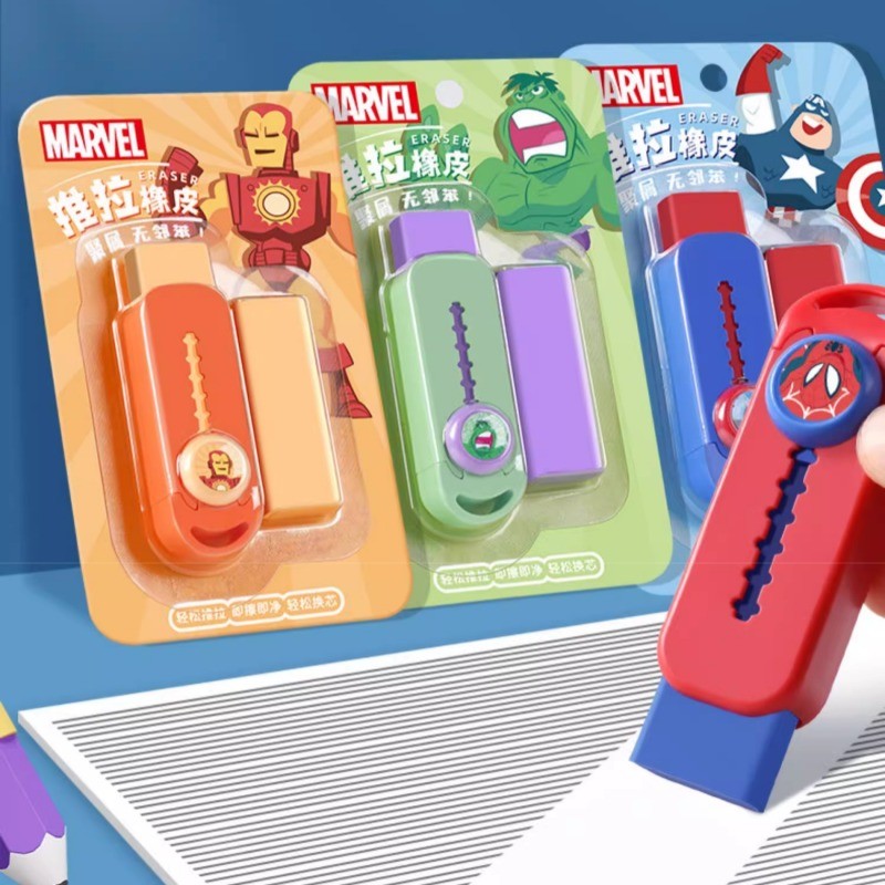 Anime Marvel The Avengers Erasers Anime Character Spider-Man Iron Man ...