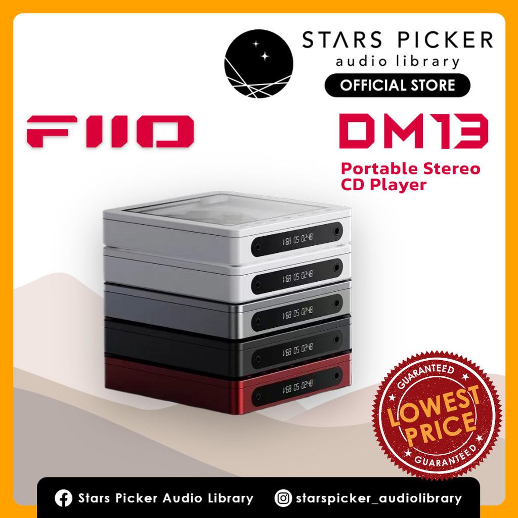[PM FOR BEST PRICE] FiiO DM13 - Discman Portable Bluetooth CD Player | Shopee Malaysia