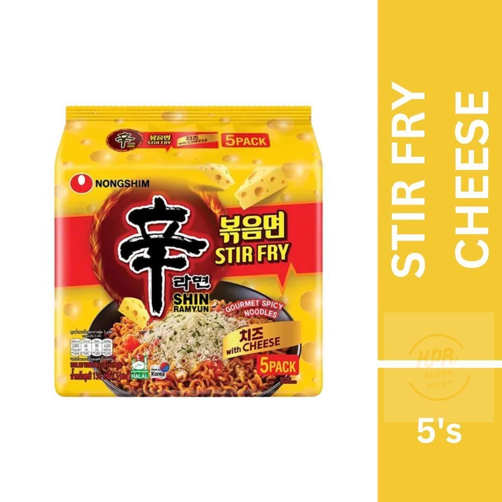 NONGSHIM Shin Ramyun Stir Fry Cheese (5's) | Shopee Malaysia