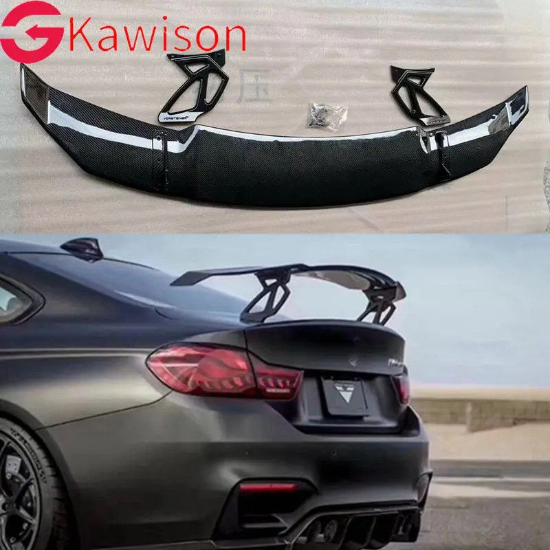 For BMW F80 M3 F82 M4 M5 M6 spoiler Vorsteiner style Track GT Carbon ...