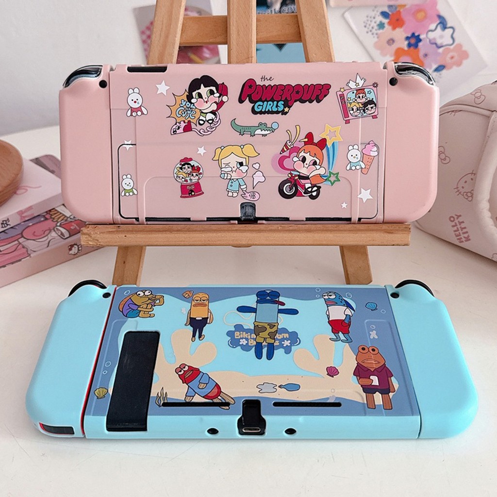Protective Case for Nintendo Switch OLED Cute Powerpuff Girls Bikini ...
