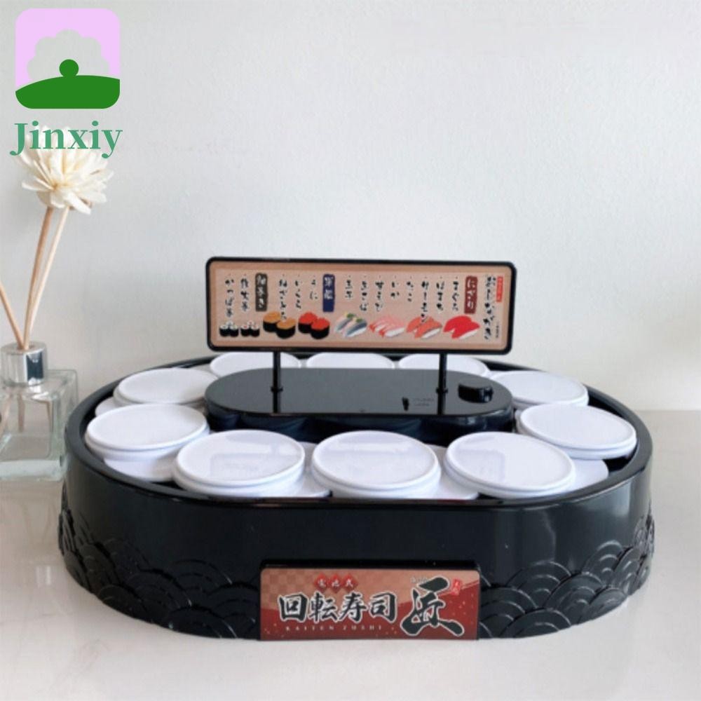 JINXIY Automatic Rotating Dessert Table, With Conveyor Plastic Sushi ...