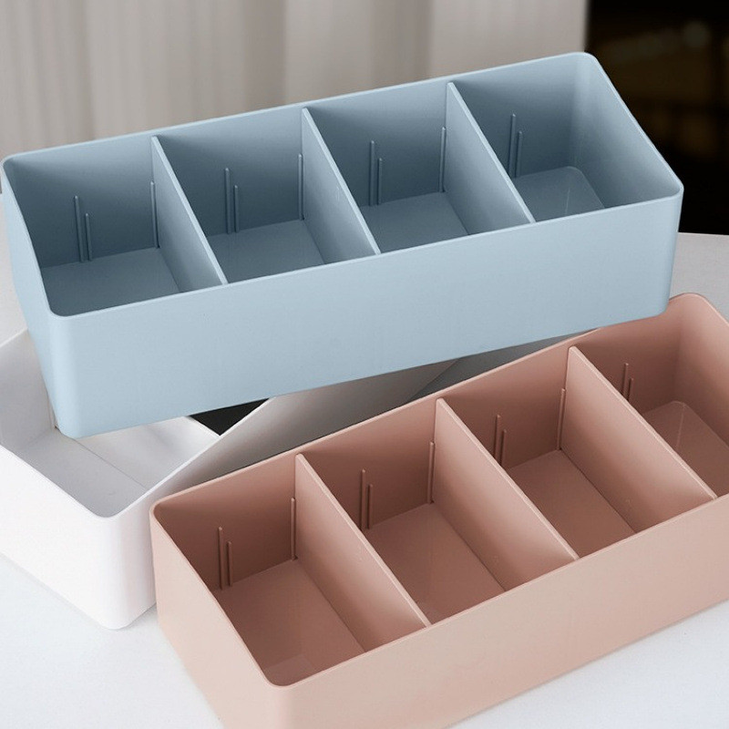 Storage Storage Box Multi-Grid Drawer Separation Built-In Desktop ...
