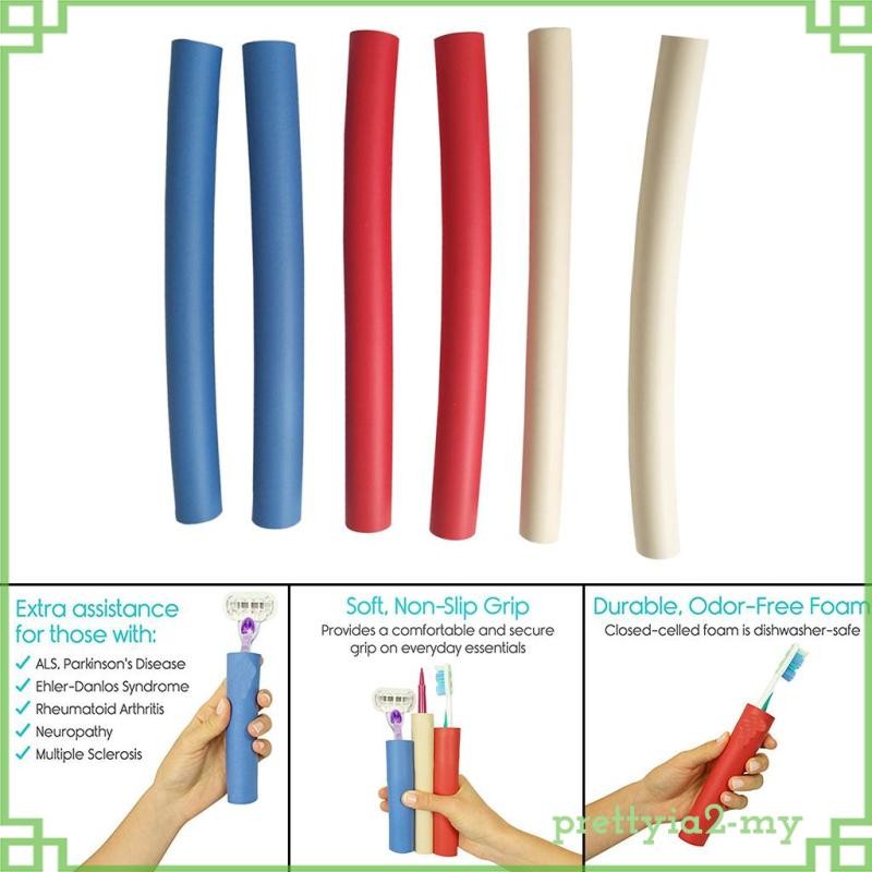 [PrettyiaedMY] Foam Tubing Utensil Padding Grips for Utensils Spoon ...