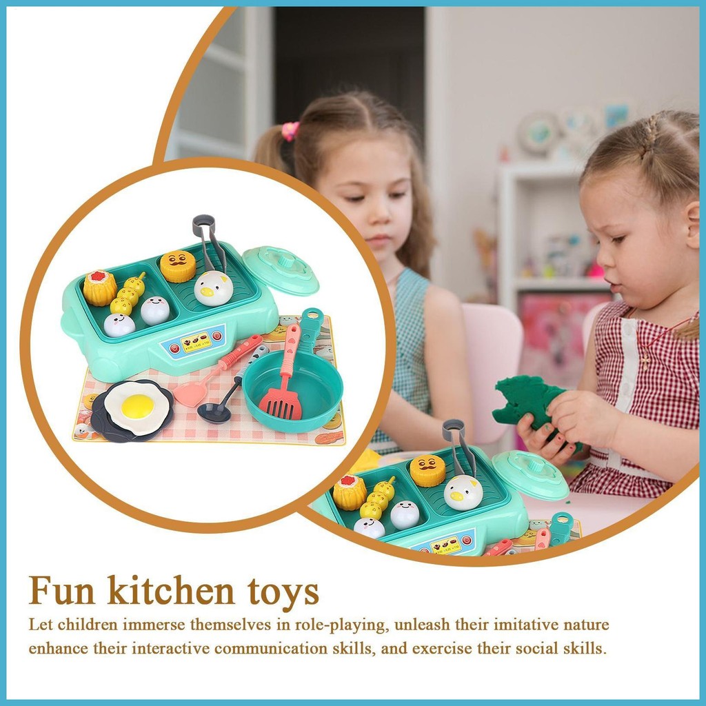 Play Food Sets for Kids Kitchen 16 Pieces Food Set Play Kitchen Kit ...