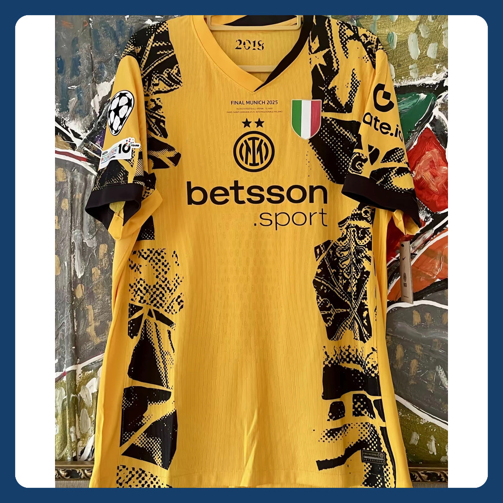 Fan Release: 24-25 Inter Milan Champions League Final Edition jersey ...