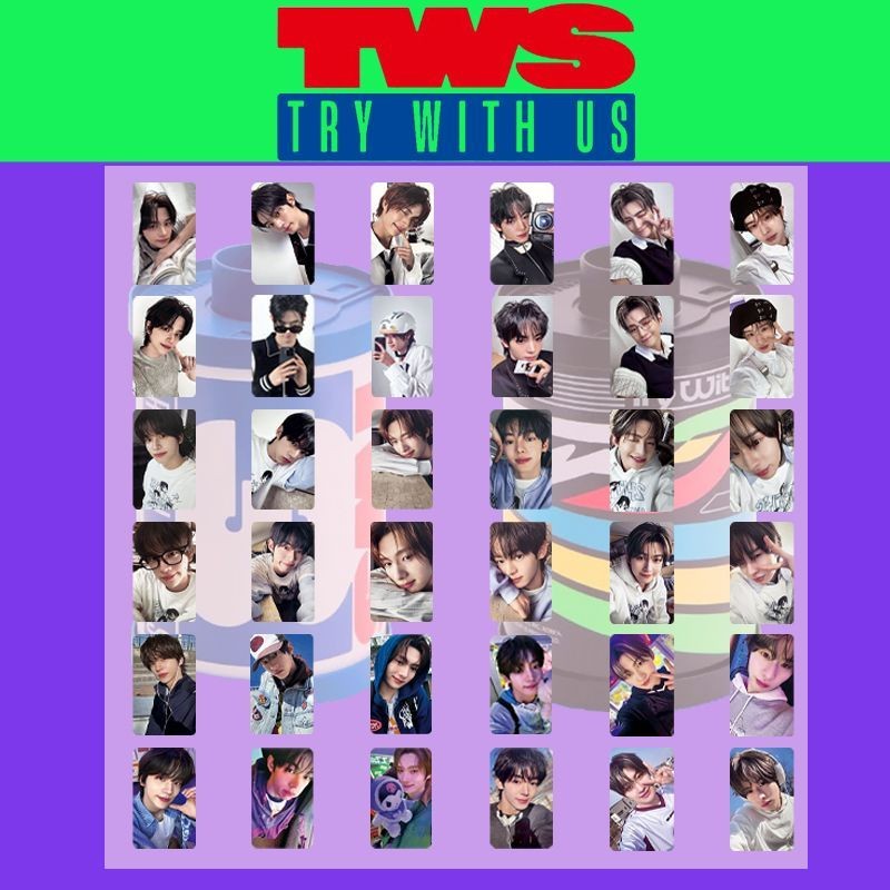 TWS Korean Group TRY WITH US MINI3 Album Single Photocard SHINYU Kim Do ...