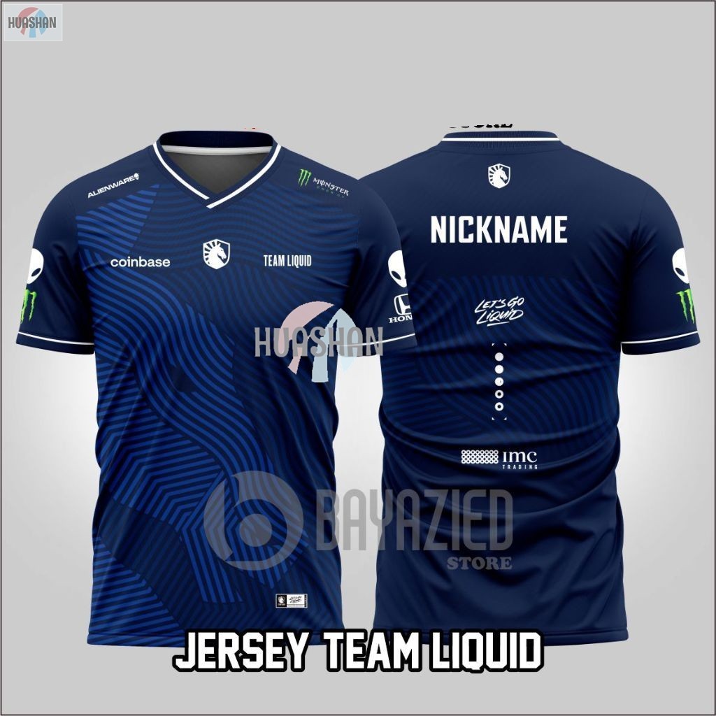 【Free Custom Name & Number】 The Newest Liquid Jersey Team Liquid Echo ...