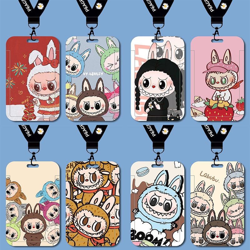 [labubu Card Holder] labubu labubu Card Holder Cute Student Campus ...