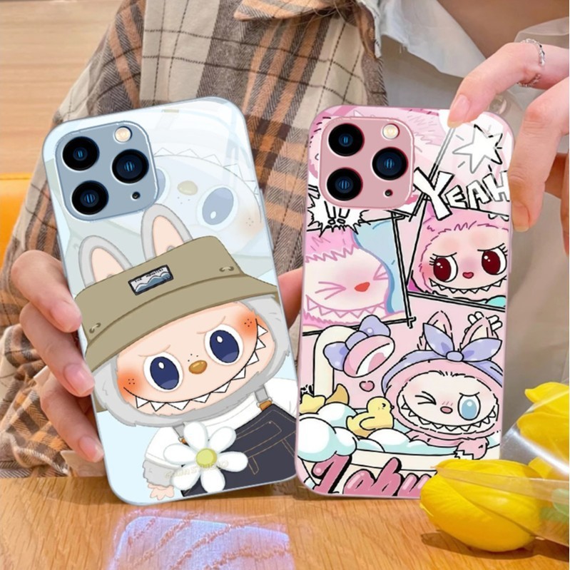 LABUBU Cartoon Phone Case | Compatible with iPhone 16 Pro Max/15/14/13 ...