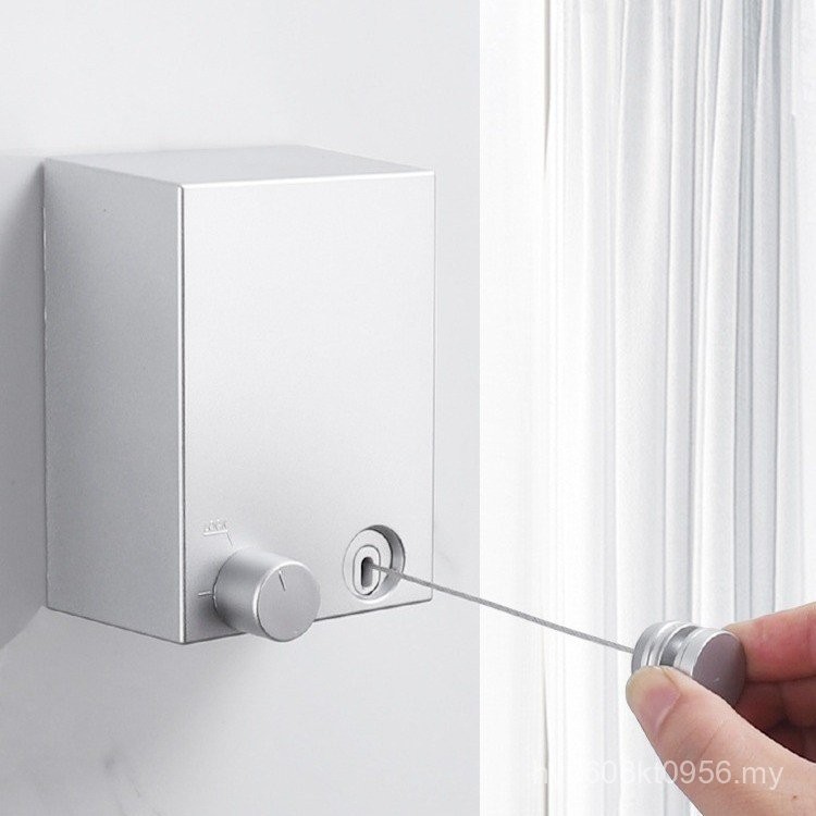 Clothes Line Indoor Perforation-Free Balcony Invisible Retractable ...