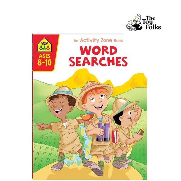 School Zone Word Searches An Activity Zone Book | Shopee Malaysia