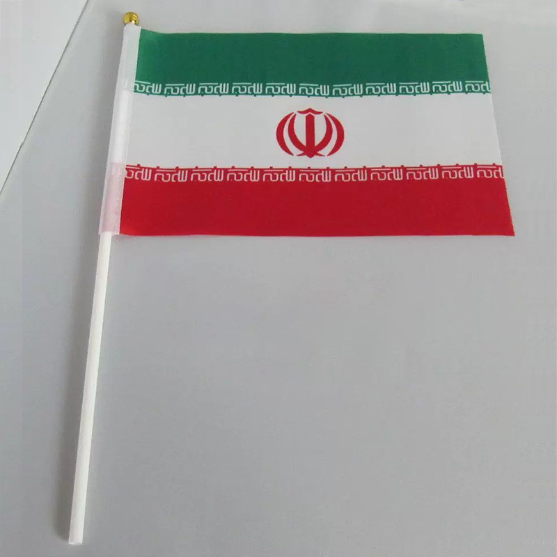 Iran Flags Iranian IRN Hand Held Stick flag Small Mini World Country ...