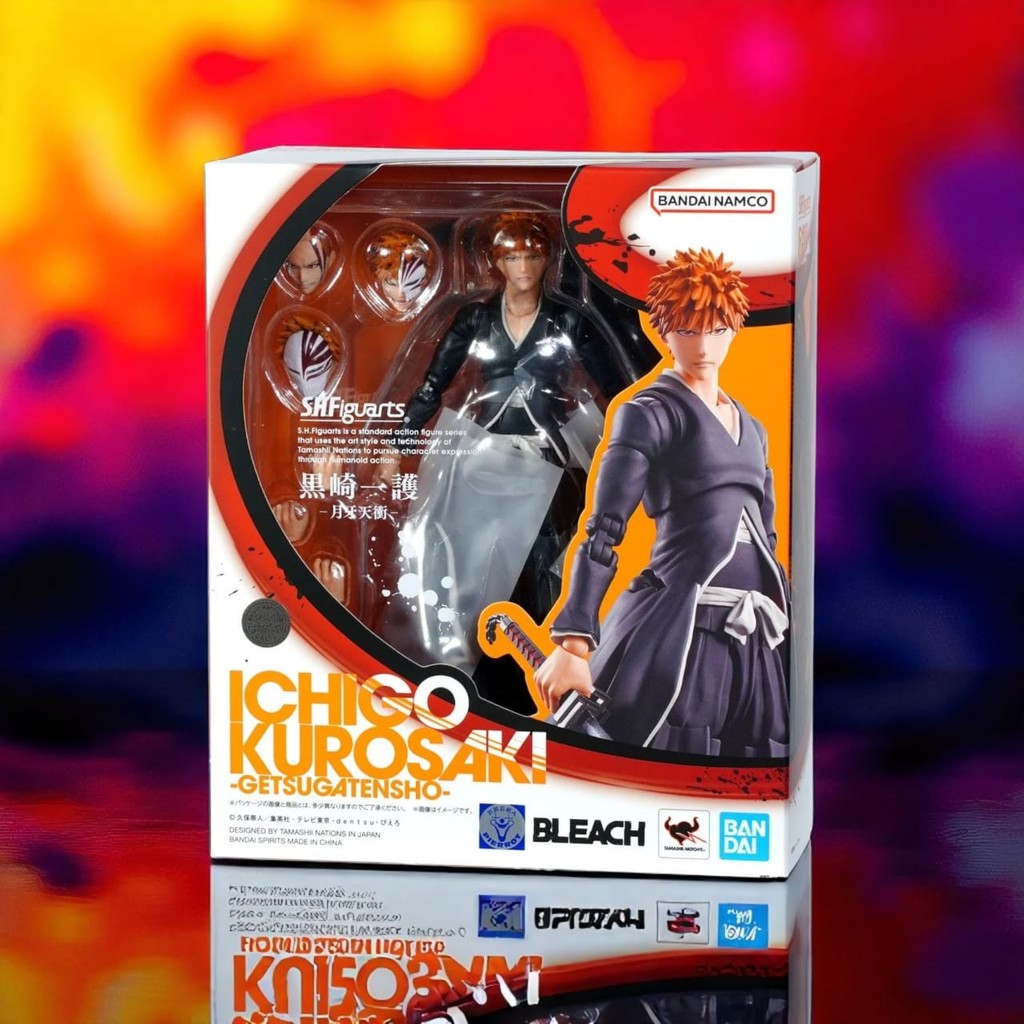 (NEW/MISB) SHF S.H.Figuarts Ichigo Kurosaki -Getsuga Tensho | Shopee ...