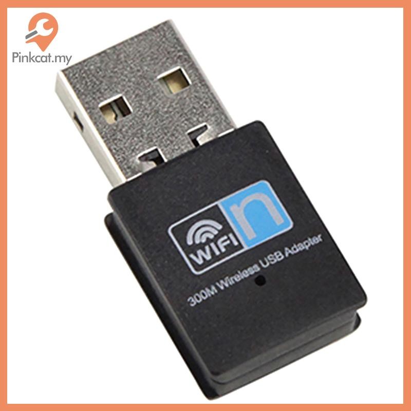 Pinkcat 300Mbps Mini USB Wireless Wifi Adapter Wi fi Network LAN Card 802.11b/g/n RTL8188 ...